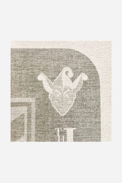 Batman™ Joker Beige Teppich: Spielkarten-Design in Beige | Teppana