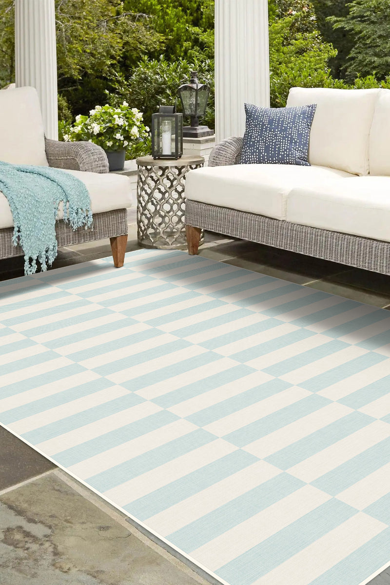 Outdoor Isla Minze Teppich | Grün & erfrischend | Teppana