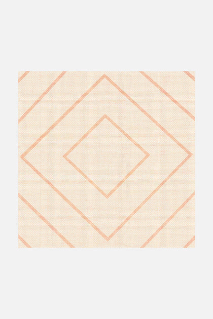 Diamond Peach Teppich | Hellorange & stilvoll | Teppana – Teppana GmbH