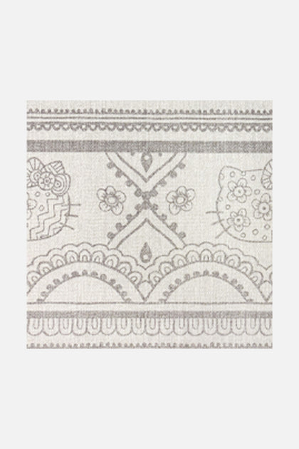 Hello Kitty Ritual Creme Teppich: Filigranes Muster in sanften ...